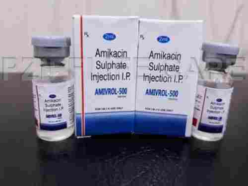 Liquid Amikacin Sulphate Injection Amivrol 500mg at Best Price in Surat ...