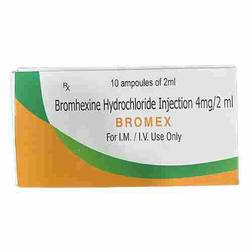 4 Mg Bromhexine Hydrochloride Injection Keep Dry & Cool Place at Best ...