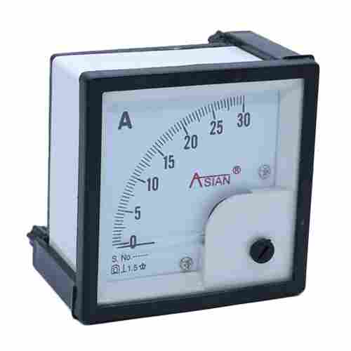 White Single Phase Analog Ampere Meter at Best Price in Delhi | Hari Om ...