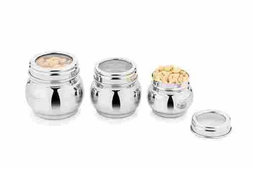 Stainless Steel Turkey See Thru Canister At 99900 Inr In Mira