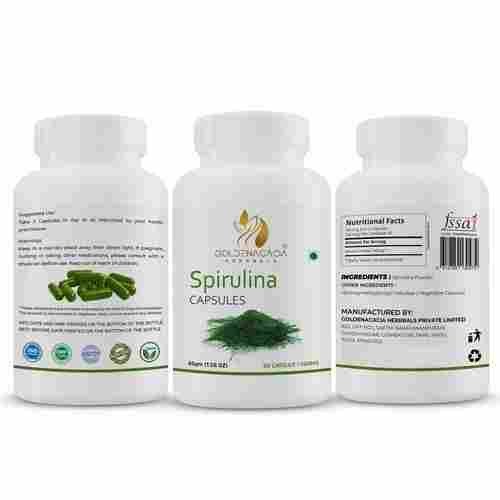 Goldenacacia Herrbals Spirulina 500mg 90 Capsules at 817.60 INR in Coimbatore | Goldenacacia ...