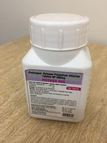 Potass 600 Potassium Chloride Tablets Bp 600 Mg General Drugs at Best ...