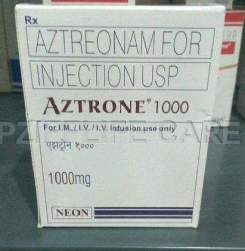 Liquid Aztreonam For Injection Aztrone 1000Mg at Best Price in Surat ...