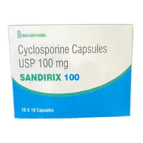 Sandirix 100Mg Cyclosporine Capsules Usp General Medicines at Best ...