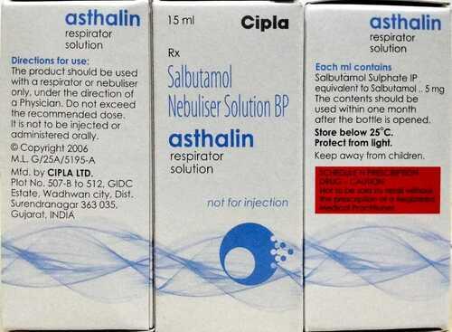 Asthalin Solution Ingredients: Salbutamol (5Mg) at Best Price in Mumbai ...
