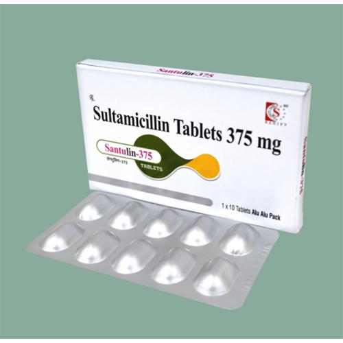 Santulin-375 Tablets Ingredients: Sultamicillin Tosylate 375Mg ...