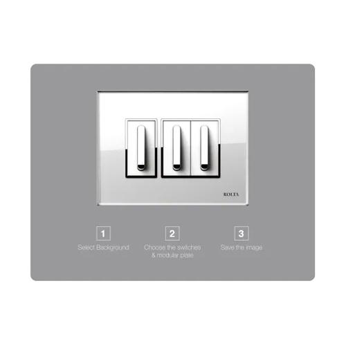 White Rolta Modular Switch at Best Price in Jaipur | Umaji Enterprises