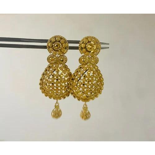 Plain Gold Earring at Best Price in Surat, Gujarat | Veera Jewellery ...