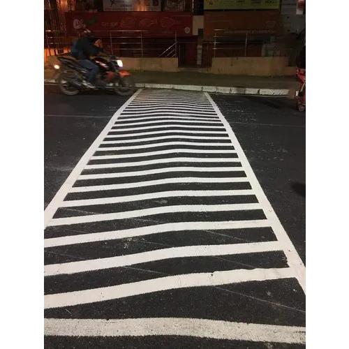 White Zebra Crossing Road Marking Services at Best Price in Pune ...