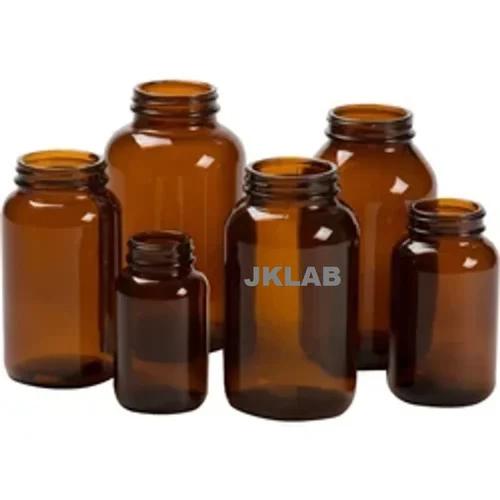 Standard Amber Tablet Glass Bottles Application: Industrial at Best ...