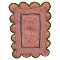 Pink Braided Jute Rug Back Material: Woven Back at Best Price in Agra ...