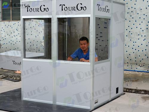 Chenille Fabric Interpreter Booth For Translate Conference at Best ...