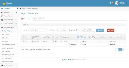 Paybooks - Php Based Hrms & Payroll at Best Price in Chennai | Coderobotics Studio