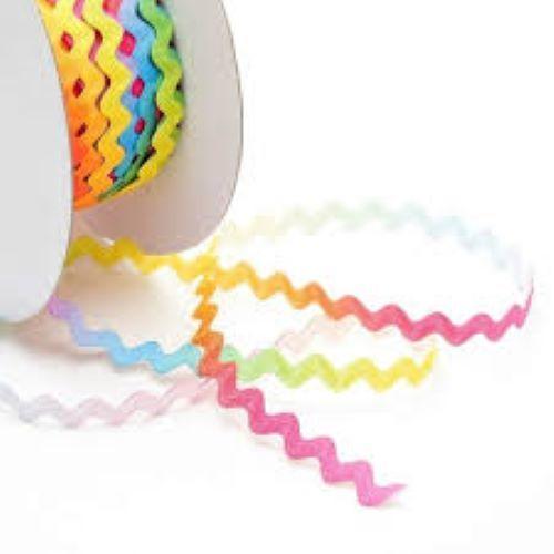 Printed Multi Color Zig Zag Ric Rac Tape Roll at Best Price in Surat ...