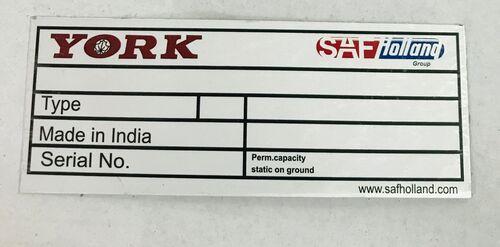 Metal 5-10 Mm Rust Proof Rectangular Shape Name Plates at Best Price in ...