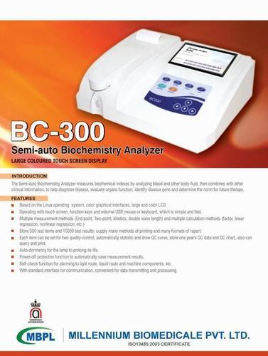 Semi Auto Biochemistry Analyzer Manufacturers, Suppliers, Dealers & Prices