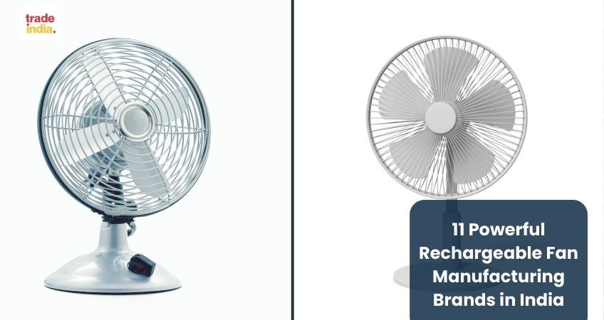 11 Best Powerful Rechargeable Fan Manufacturing Brands in India